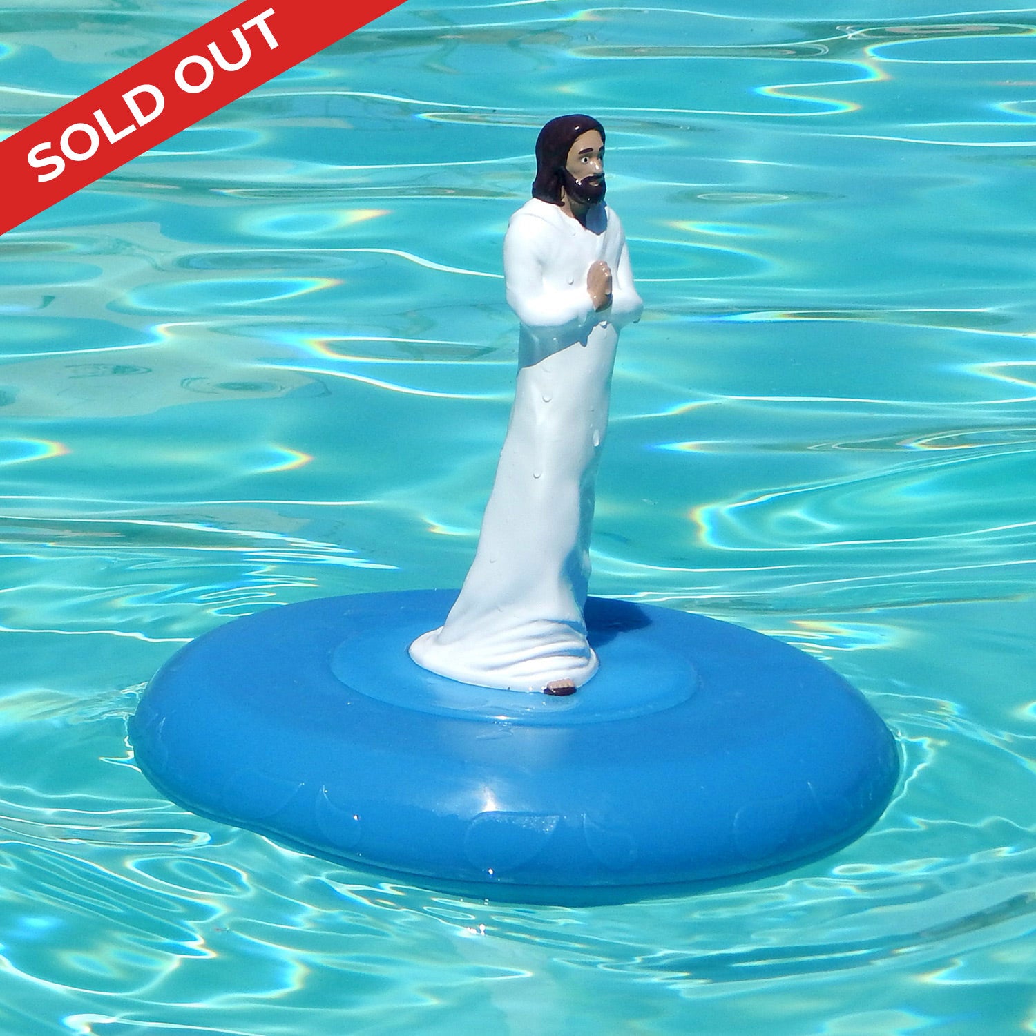 WOW Jesus Chlorine Float – Walking on Water Jesus Pool Chlorine Float
